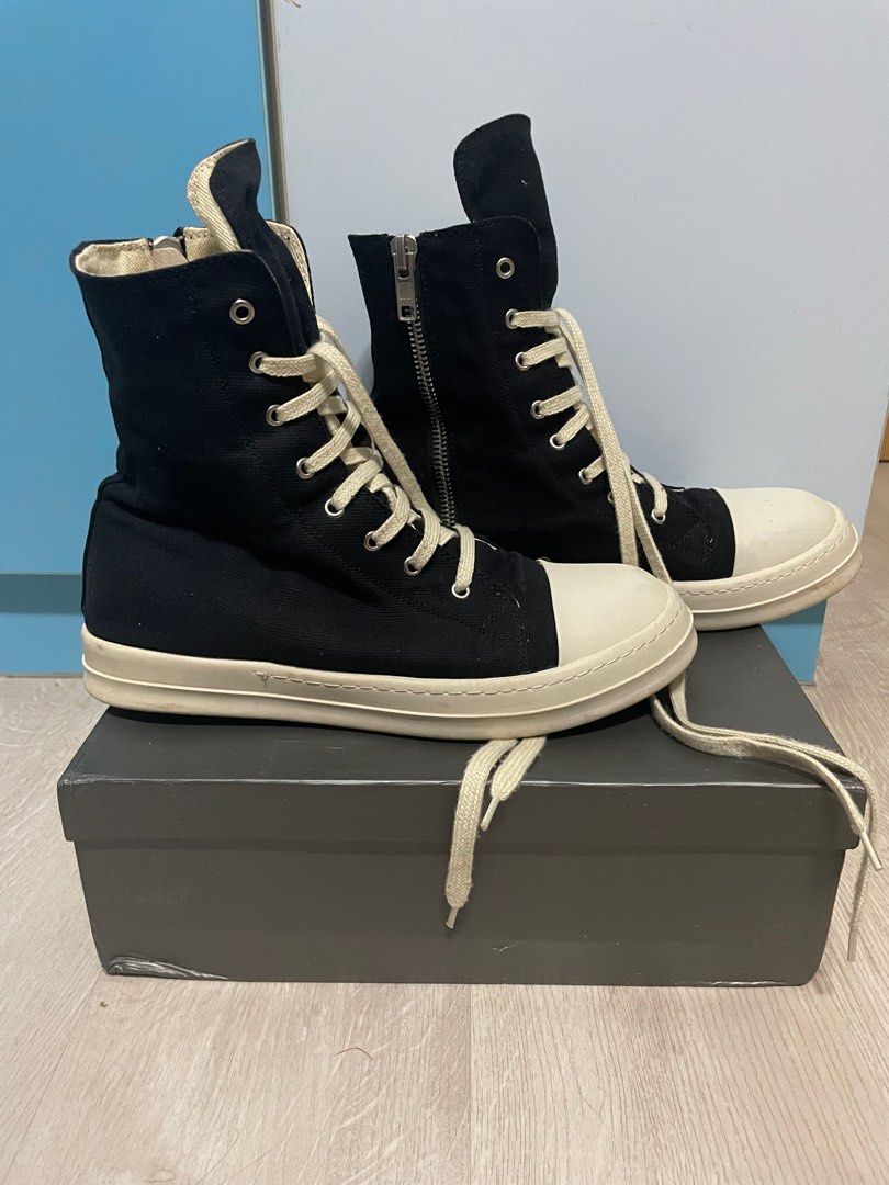 Rick Owens Ramones, Men's Fashion, Footwear, Sneakers on Carousell