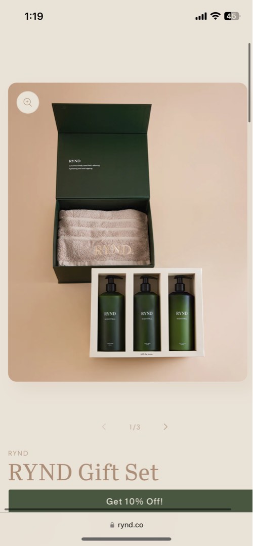 RYND gift set, Beauty & Personal Care, Bath & Body, Body Care on Carousell