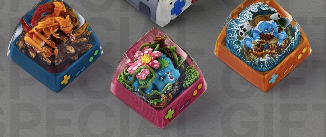 S craft Pokémon keycaps, Hobbies & Toys, Stationery & Craft, Handmade ...