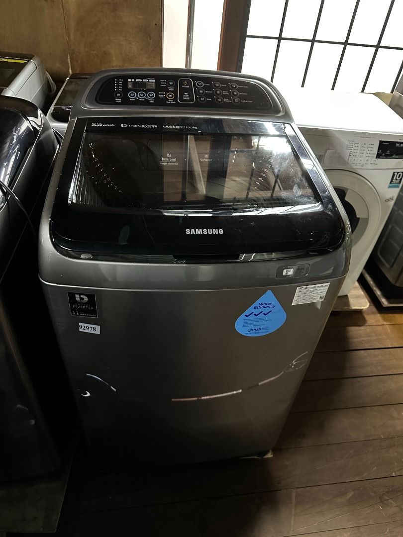 Samsung 10KG Top-Loader Washing Machine WA10J5750 (92978), TV & Home ...