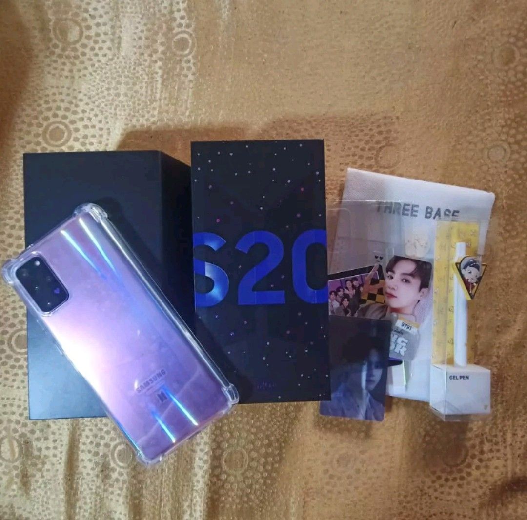 SAMSUNG S20+ BTS EDITION WITH FREE BE DELUXE ALBUM, Mobile Phones ...
