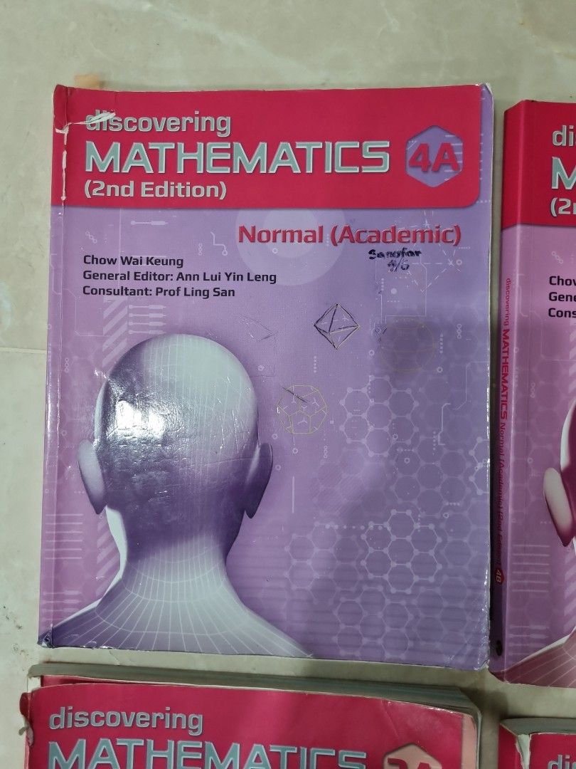 Secondary school math textbook S3/4/5, Hobbies & Toys, Books ...