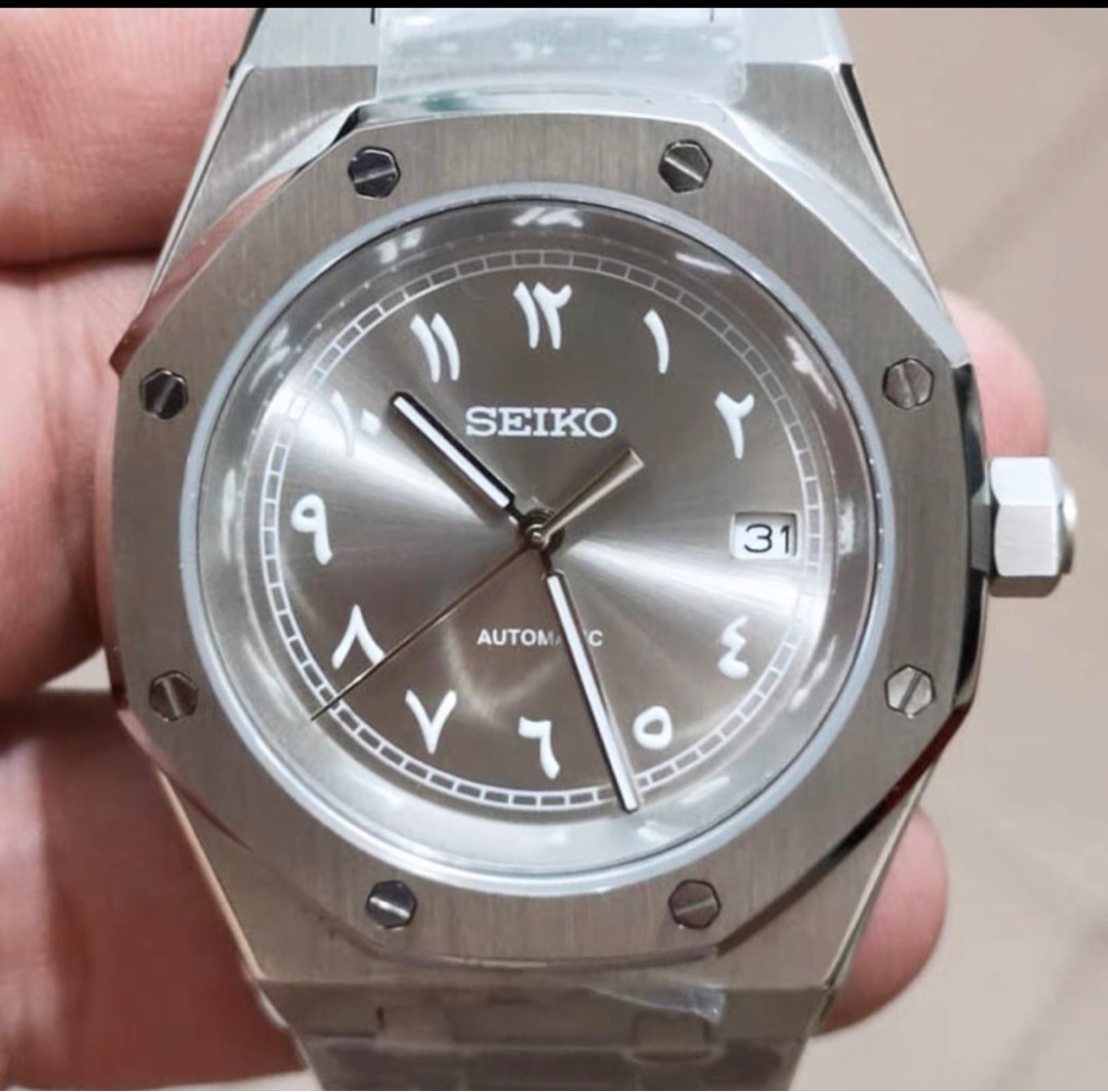 Seiko mod 41mm custom watch, Men's Fashion, Watches & Accessories ...