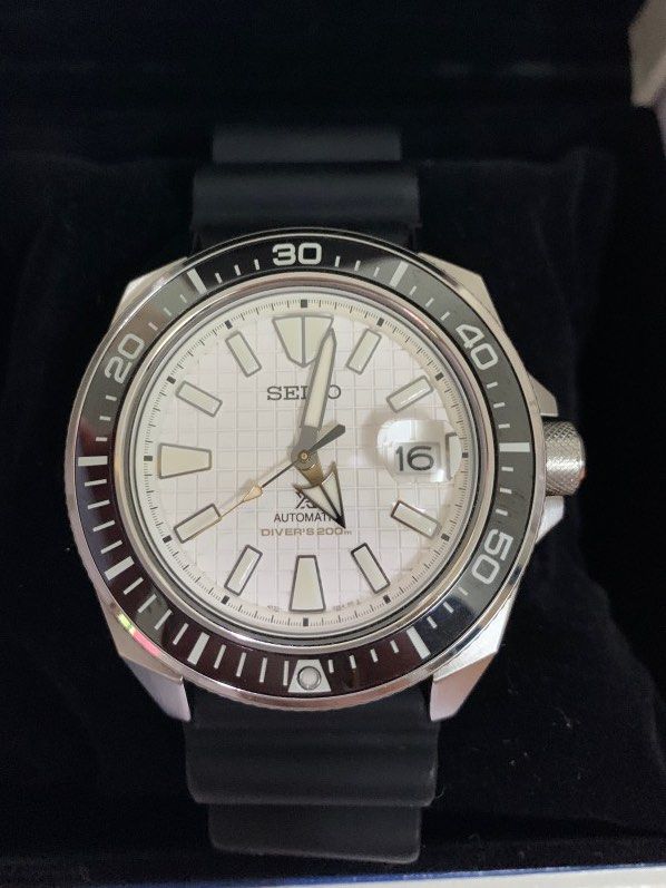 Seiko prospex king samurai white SRPE37K1 MANY BUYERS ,STATE YOUR PRICE ...