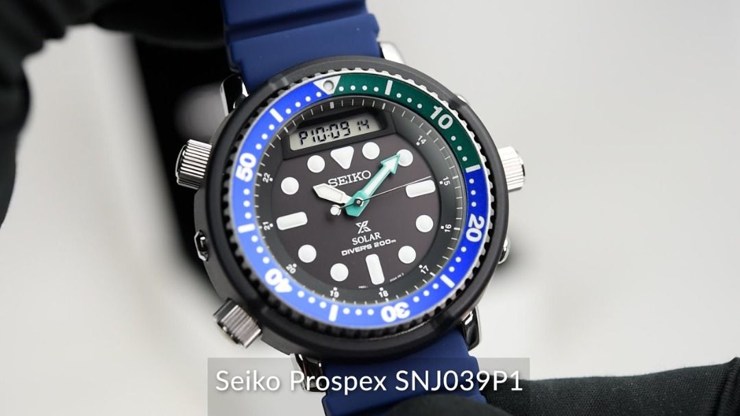 Seiko Prospex SNJ039P1 Sea Arnie Tropical Lagoon Special Edition Solar ...