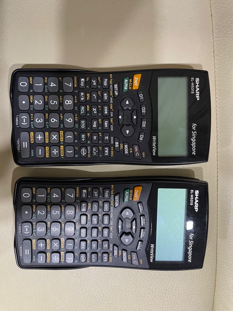 sharp el-w531s scientific calculator, Hobbies & Toys, Stationery & Craft, Stationery & School ...