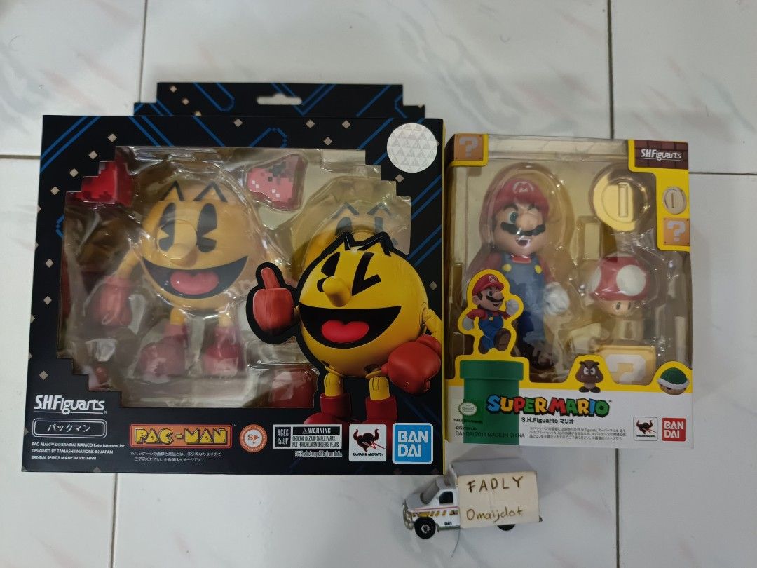 Shf Pacman And Super Mario Hobbies Toys Toys Games On Carousell