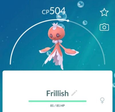 SHINY FEMALE FRILLISH Pokemon Go, Video Gaming, Video Games, Others on ...
