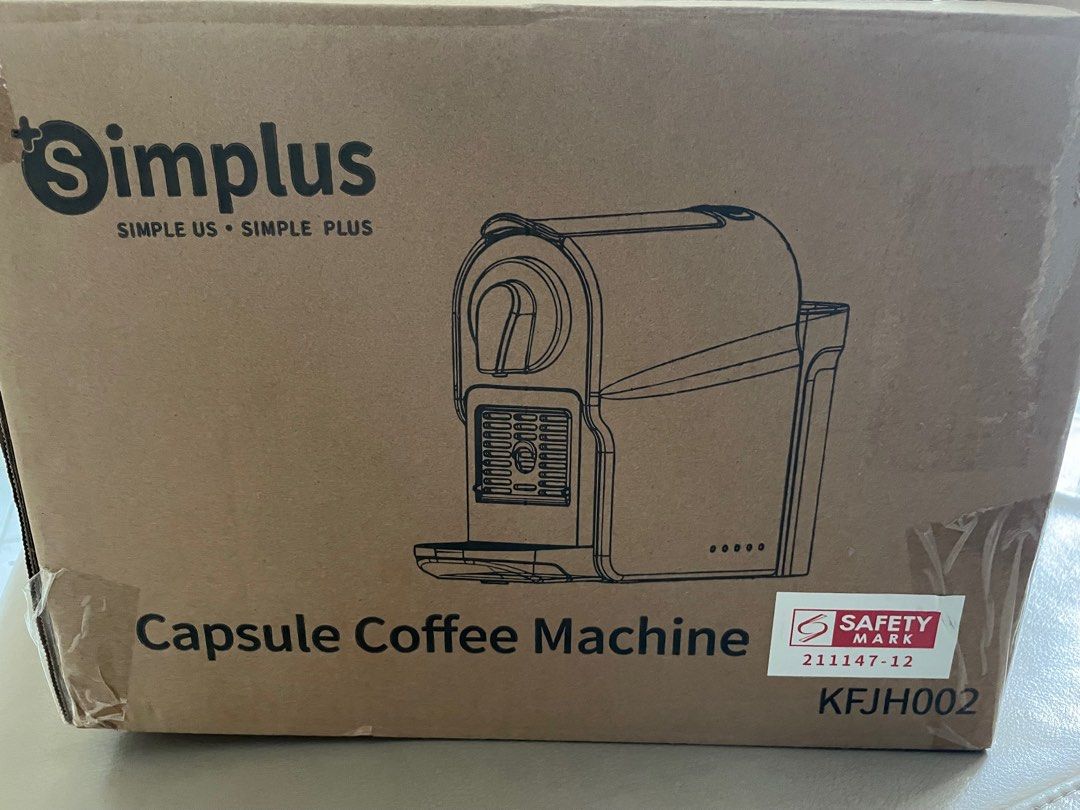 Simplus New Capsule Coffee Machine, TV & Home Appliances, Kitchen ...