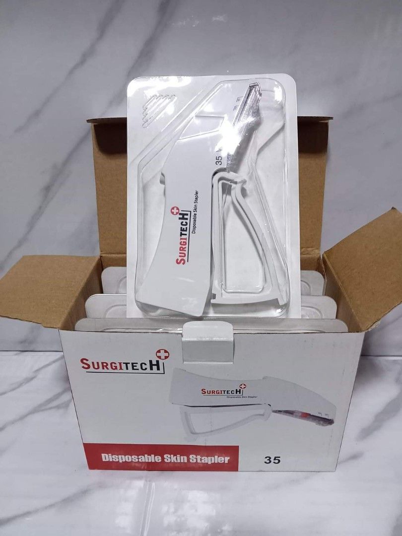 Skin Stapler Disposable 5Pcs, Health & Nutrition, Medical Supplies ...