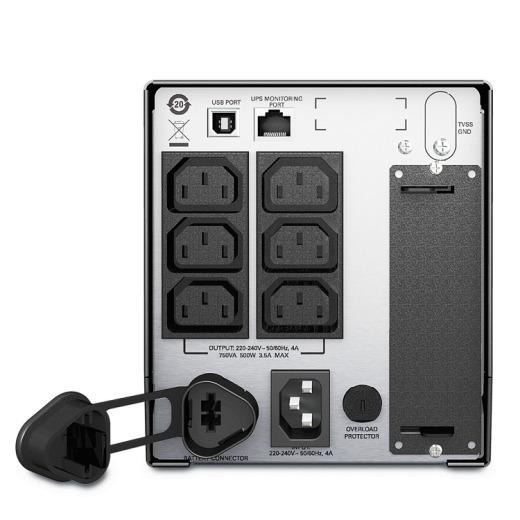 SMT750 APC Smart-UPS 750VA LCD 230V, 500 Watts with bundled Network ...