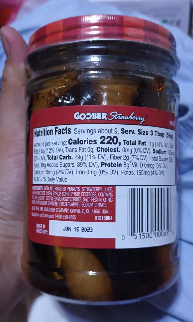 SMUCKERS GOOBER STRAWBERY PEANUT BUTTER, Food & Drinks, Other Food ...