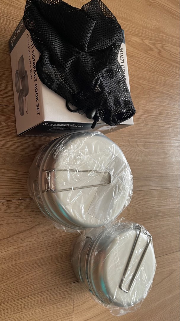 Snow Peak Multi Compact Cook Set aloy, Sports Equipment, Hiking ...