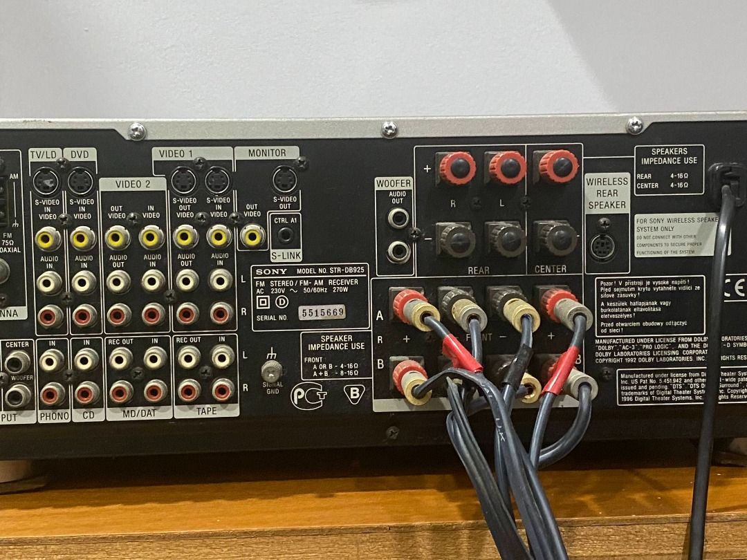 SONY STR-DB925 AV Receiver (Amplifier/ Hifi / AVR) , Audio, Other Audio ...