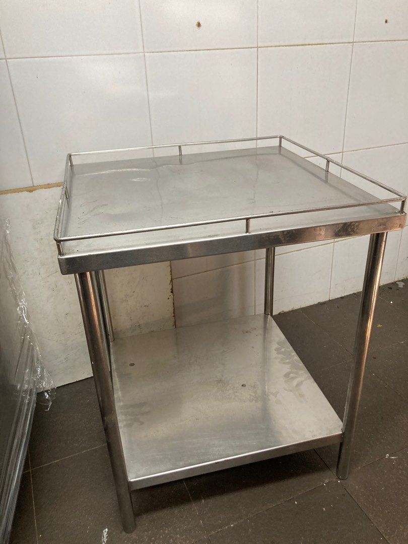 stainless steel square table, Furniture & Home Living, Kitchenware ...