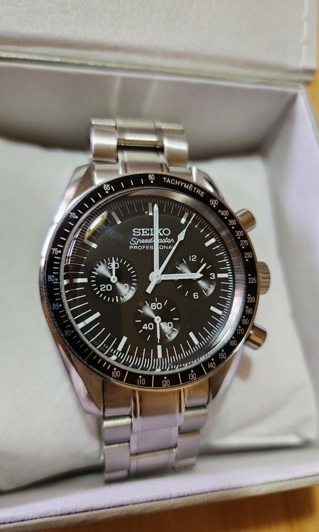 Steal! Seiko Speedmaster Mod, Men's Fashion, Watches & Accessories ...