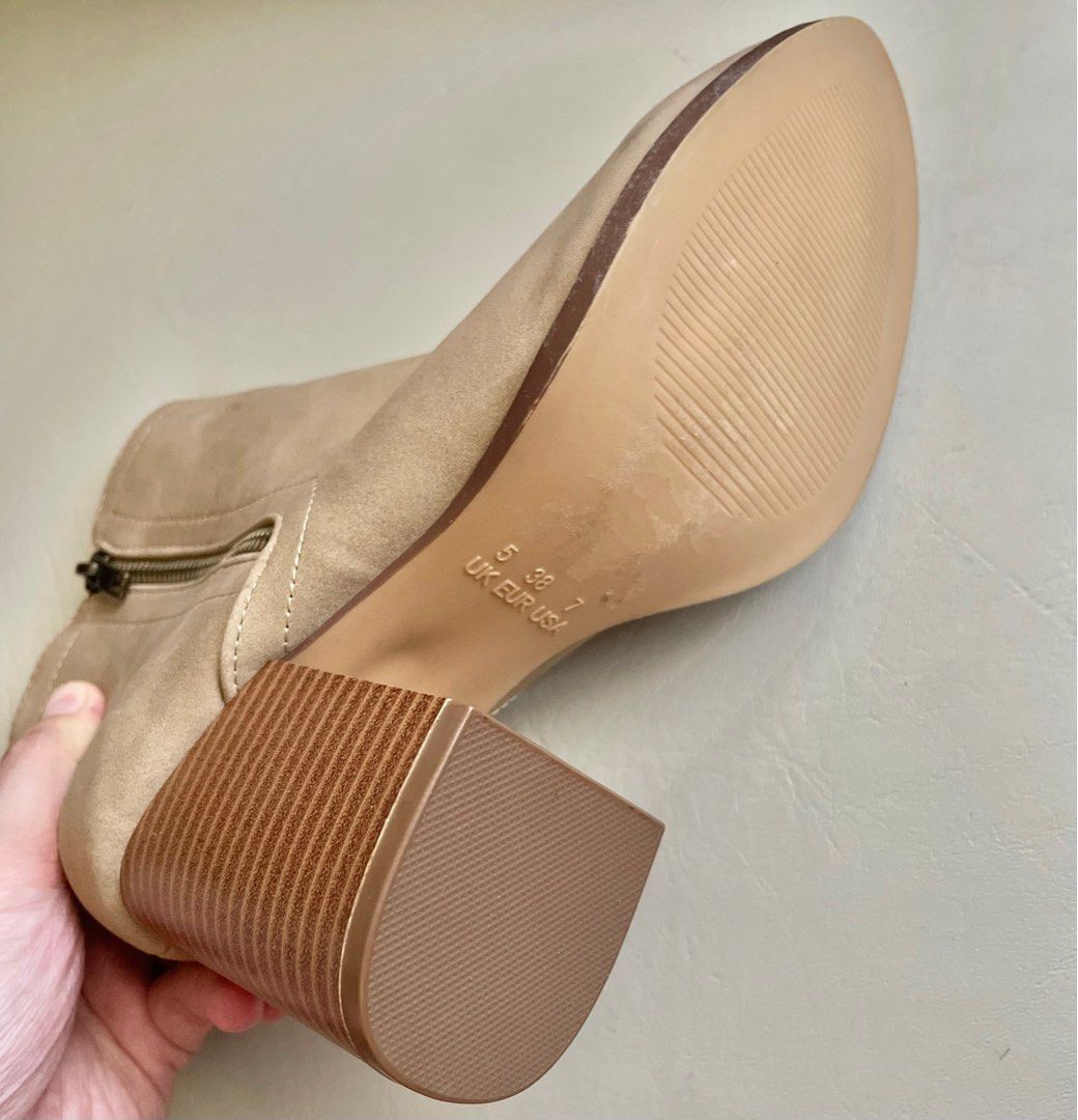 Primark Suede High heels boots on Carousell