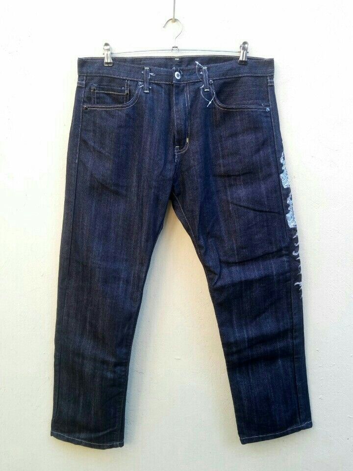 SUGOI JEANS JAPAN TATTOO, Men's Fashion, Bottoms, Jeans on Carousell