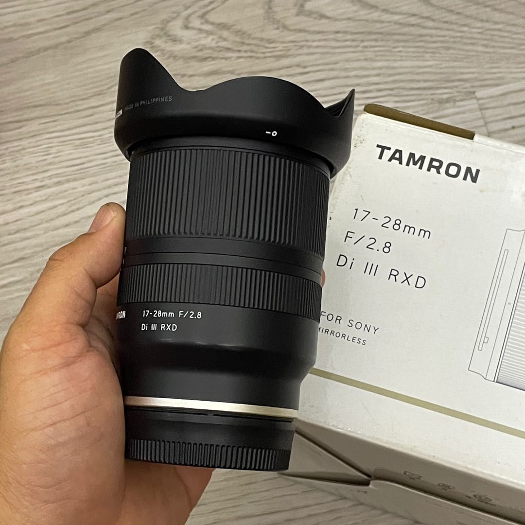 TAMRON FE 17-28mm f2.8 Di iii RXD, Photography, Lens & Kits on Carousell