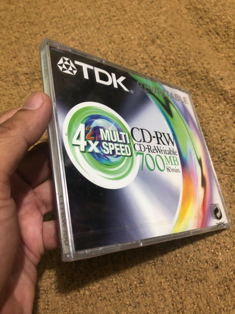 TDK cd-rw 700mb bnew, Audio, Portable Audio Accessories on Carousell