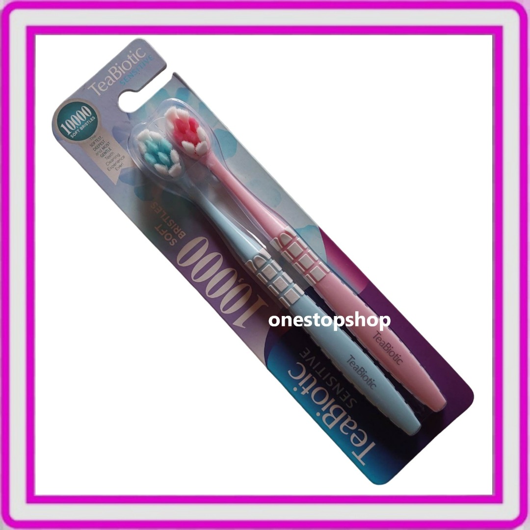 Teabiotic Sensitive Toothbrush 2s, Beauty & Personal Care, Oral Care on ...