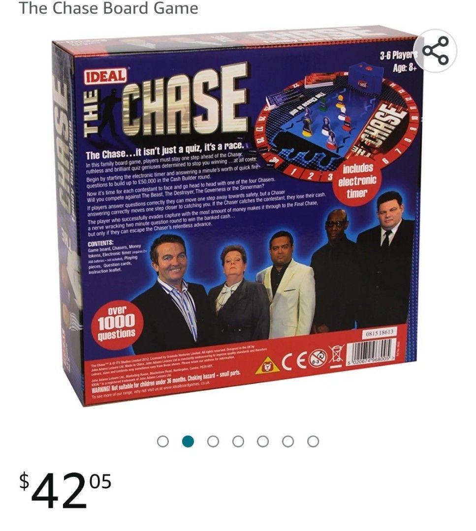 The Chase Board Game on Carousell