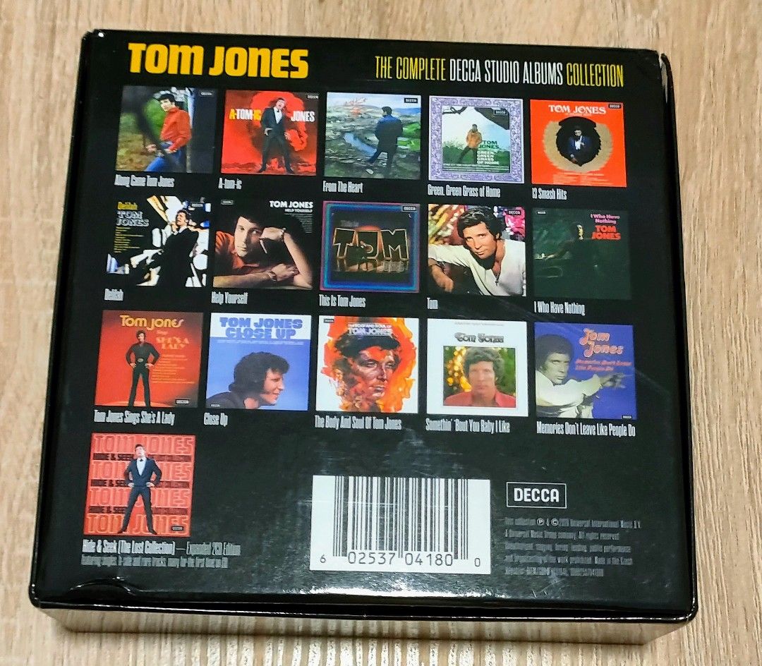 Tom Jones Decca Original CDs, Hobbies & Toys, Music & Media, CDs & DVDs ...
