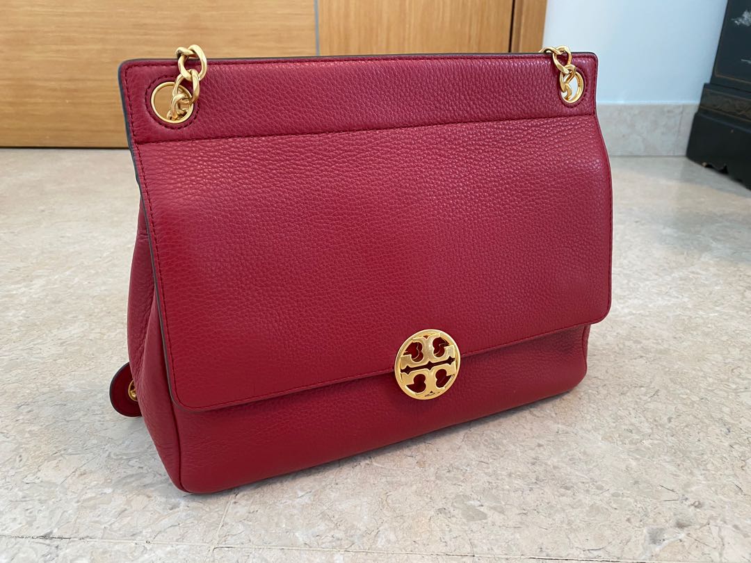 Tory Burch Red Bag, Luxury, Bags & Wallets on Carousell