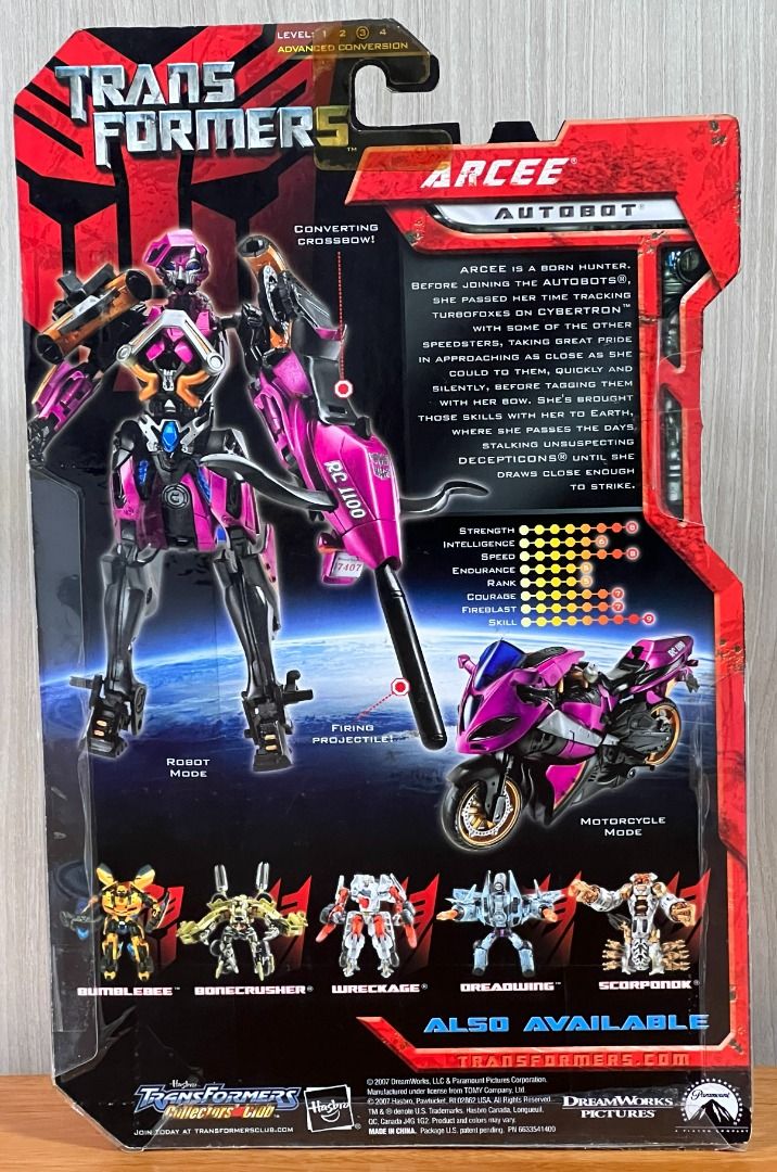 Transformer Deluxe Class - ARCEE Autobot, Hobbies & Toys, Toys & Games ...