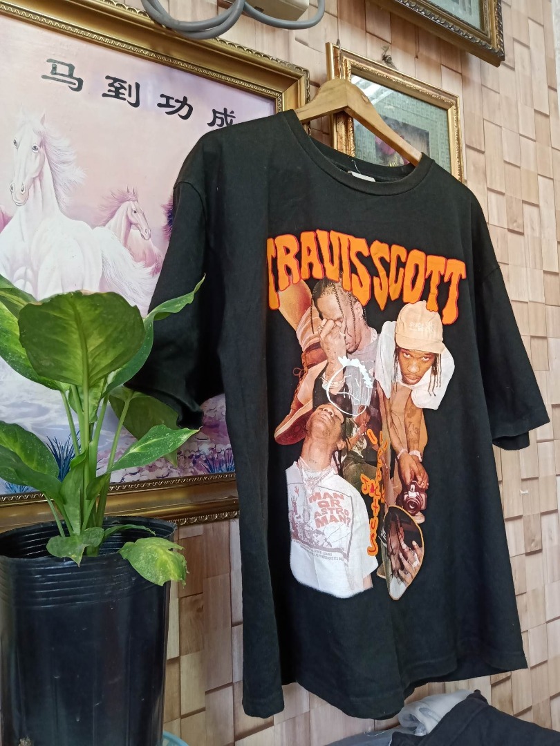 Travis Scott Rap Bootleg Tee, Men's Fashion, Tops & Sets, Tshirts ...