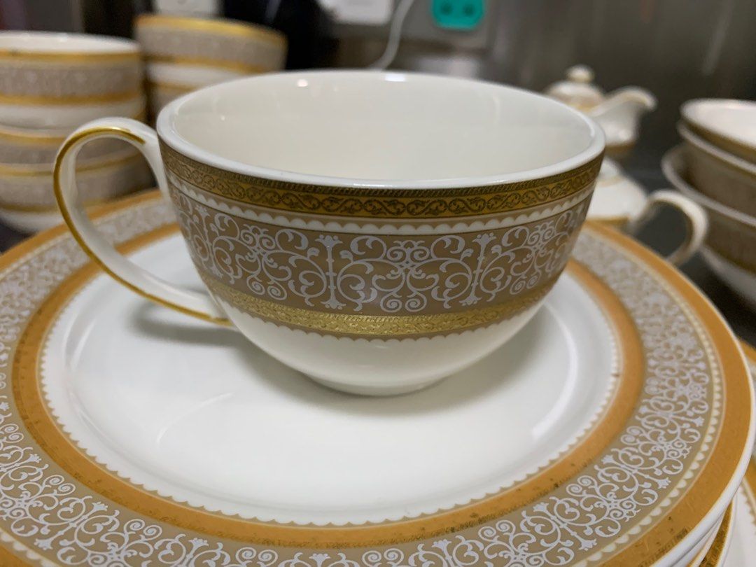 Turkish dinner set (54 piece), Furniture & Home Living, Kitchenware ...