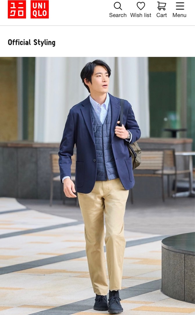 Uniqlo Comfort Jacket / blazer / suit / coat MEDIUM on Carousell