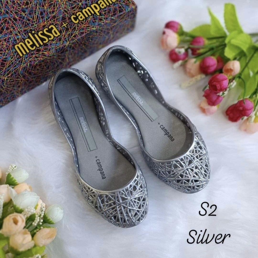 US 1-13 Melissa Teens CAMPANA BLACK/GOLD/SILVER PASABUY LAST PRICE (STORE BOUGHT) 100% AUTHENTIC ...