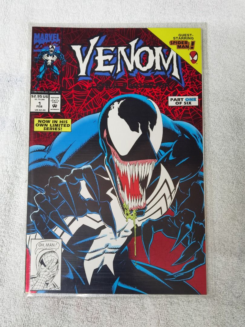 VENOM: Lethal Protector (1993) issue 1. Red Foil Enhanced CardStock ...