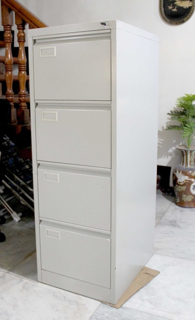 Vertical Filing Cabinet - 4 Drawers, Furniture & Home Living, Office ...