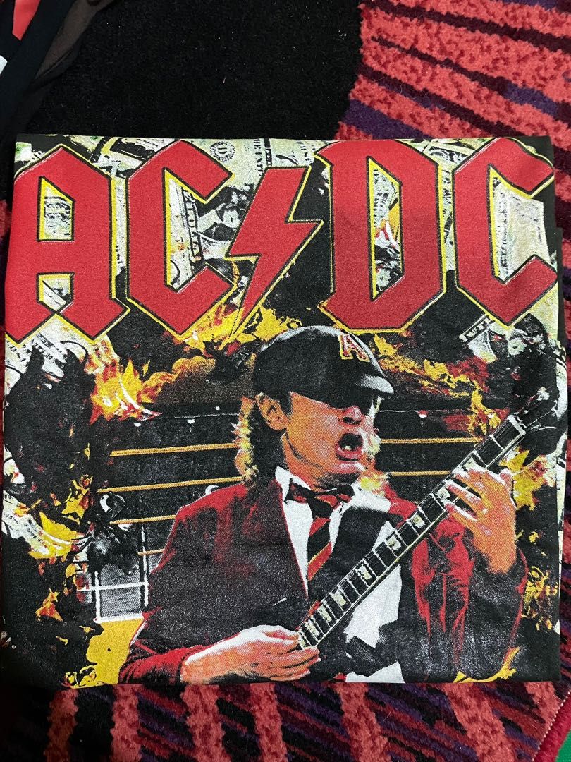 VINTAGE BOOTLEG BAND ACDC, Men's Fashion, Tops & Sets, Tshirts & Polo ...