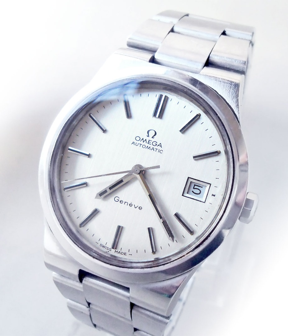 Vintage OMEGA GENEVE Automatic Steel Watch - All Original Caliber 1012 ...