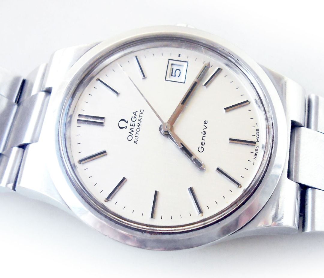 Vintage OMEGA GENEVE Automatic Steel Watch - All Original Caliber 1012 ...