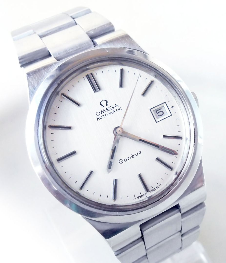 Vintage OMEGA GENEVE Automatic Steel Watch - All Original Caliber 1012 ...