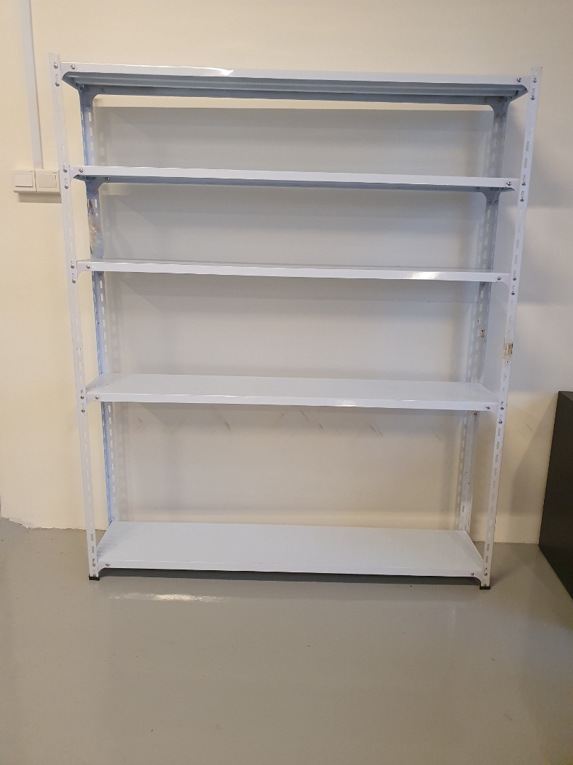 white steel shelf, Furniture & Home Living, Furniture, Shelves ...
