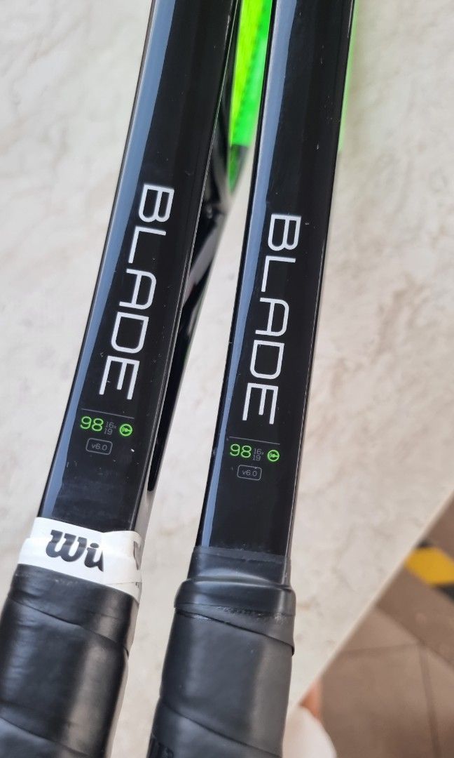 Wilson Blade 98 (Steam 100) Pro Stock tennis racquet racket, Sports ...