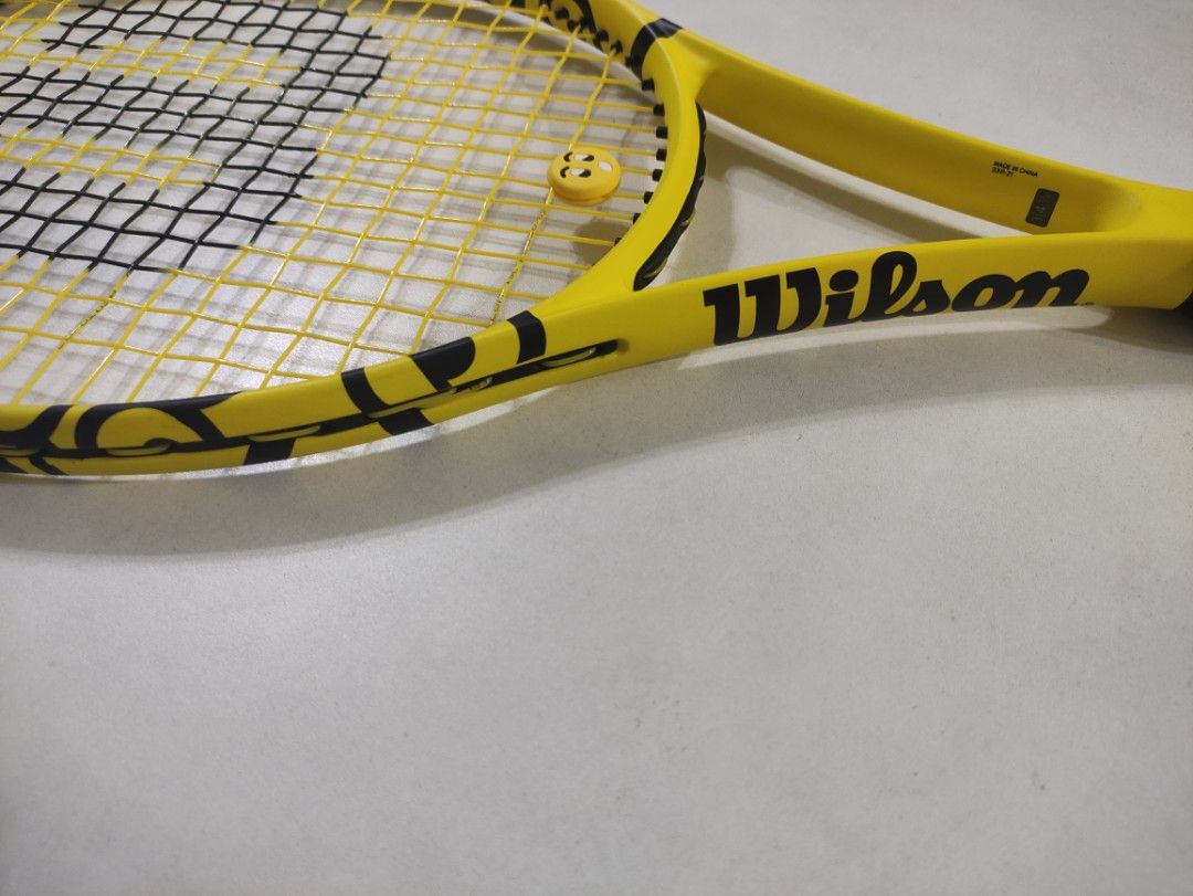 Wilson Minions 103 Adult Tennis Racket, Sports Equipment, Sports ...