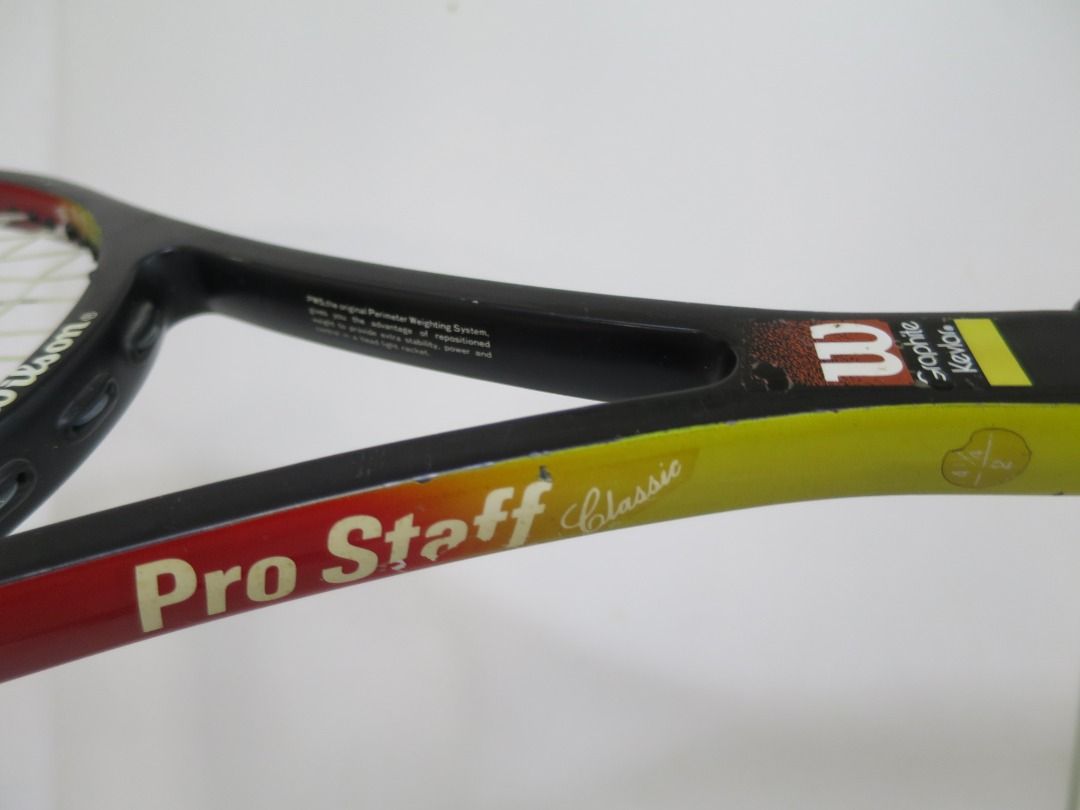 Wilson Pro Staff Classic 85sq Made in Taiwan Staff Edberg, Sports ...