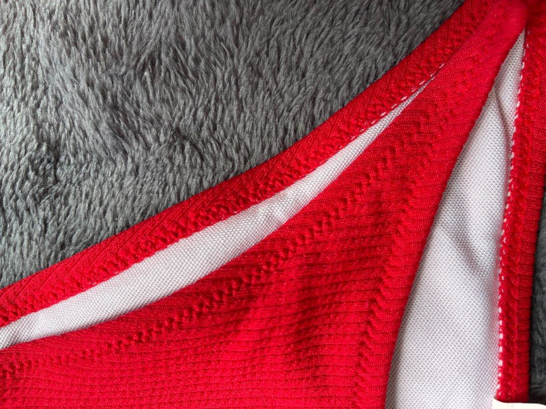 Wine Red Triangle Bikini on Carousell