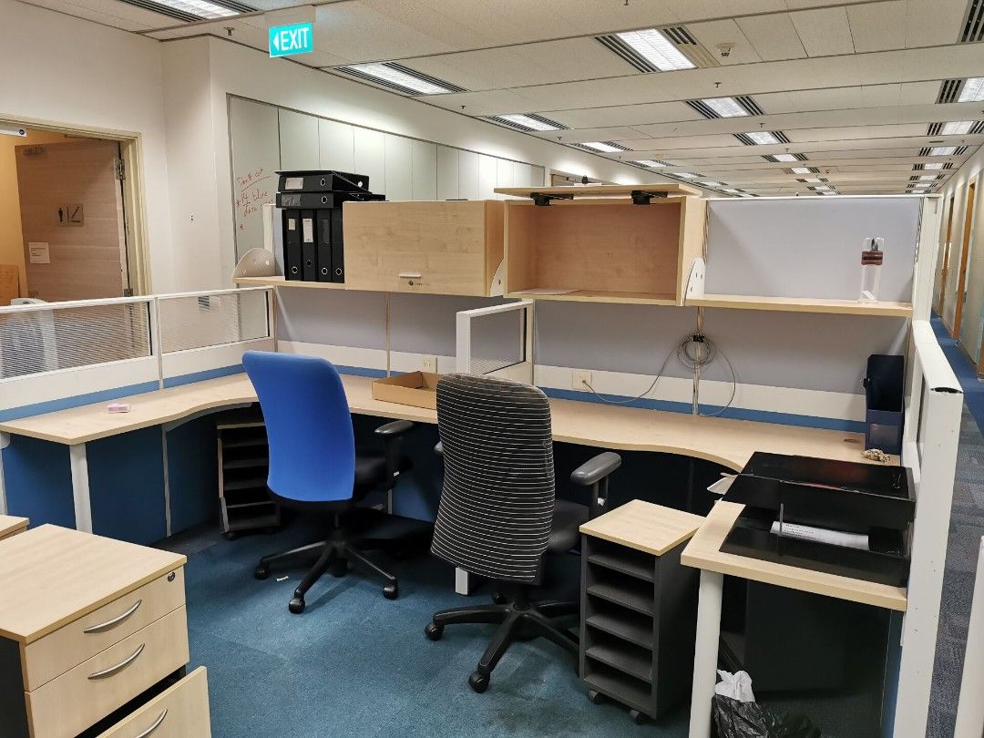 2 in 1,3 in 1,4 in 1 Executive Workstation with partition with/ w/o ...