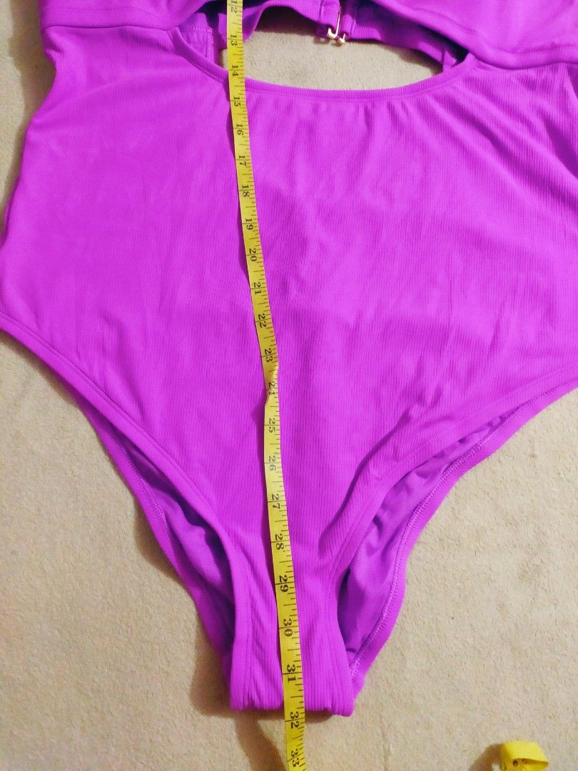 Xhilaration Plus Size Cut Out One Piece Swimsuit Womens Fashion
