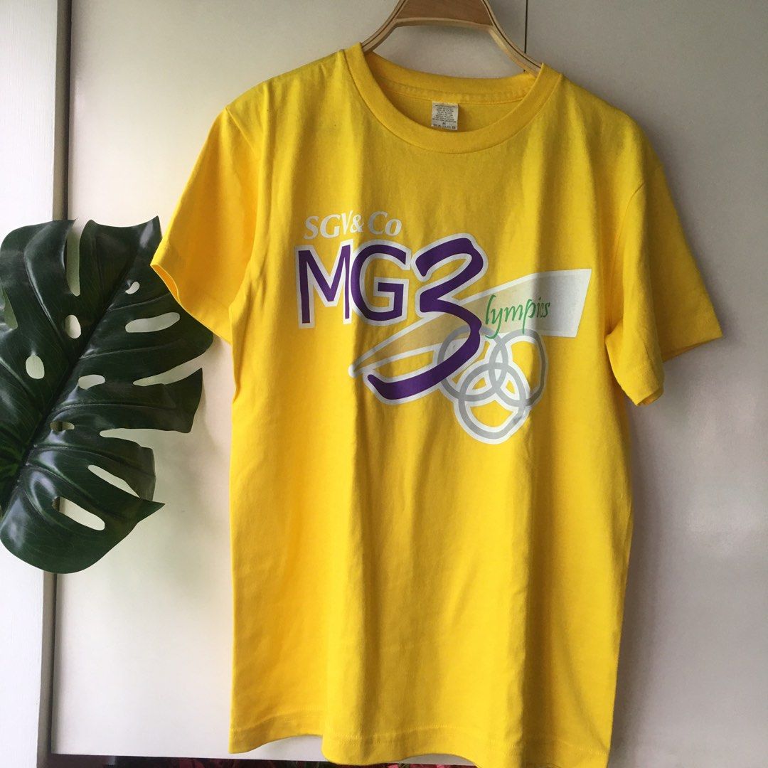 Yellow SGV Company Shirt, Women's Fashion, Tops, Shirts on Carousell