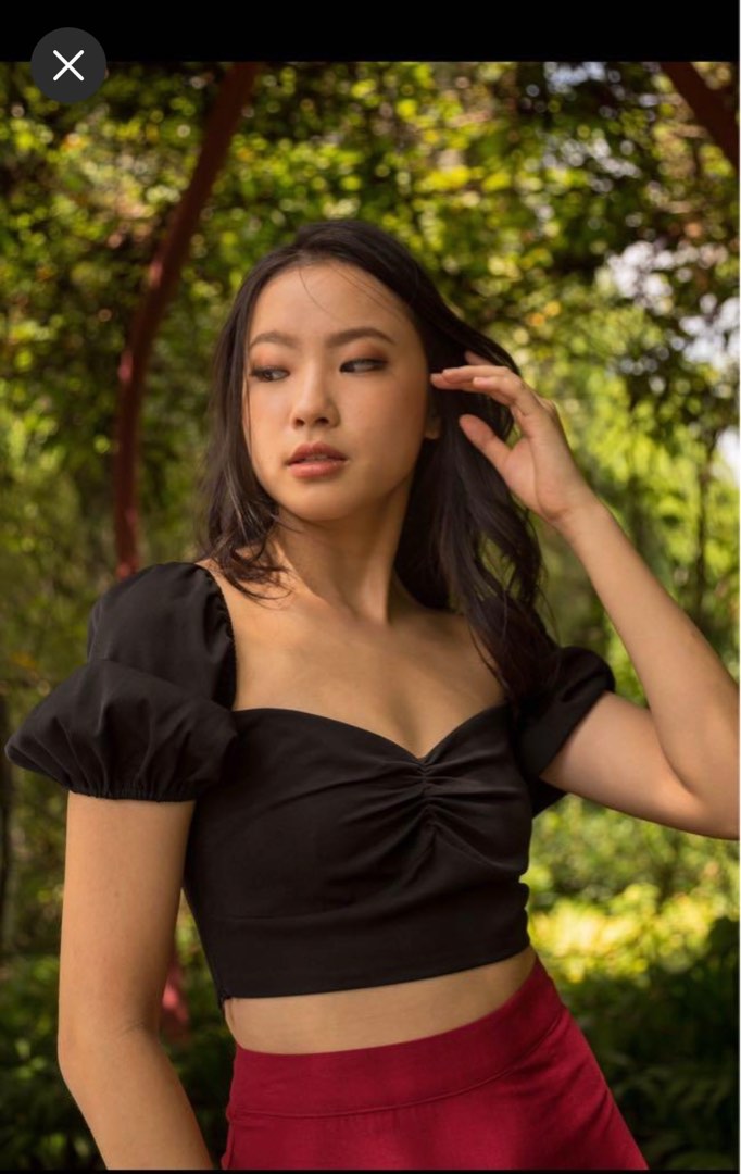 YHF String Along top, Women's Fashion, Tops, Other Tops on Carousell