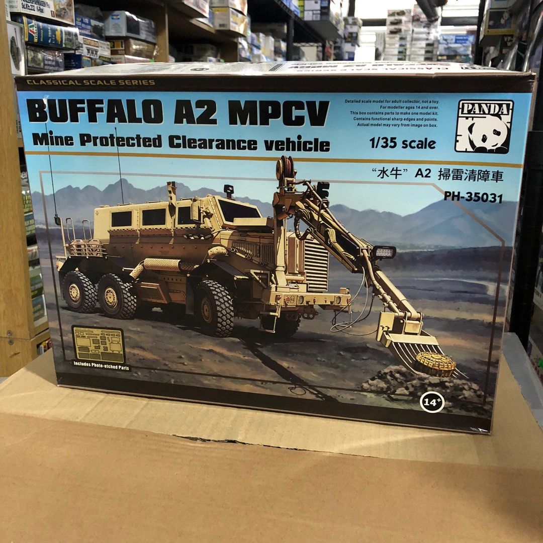 1/35 Panda Buffalo A2 MPCV Mine Protected Clearance Vehicle Model Kit ...