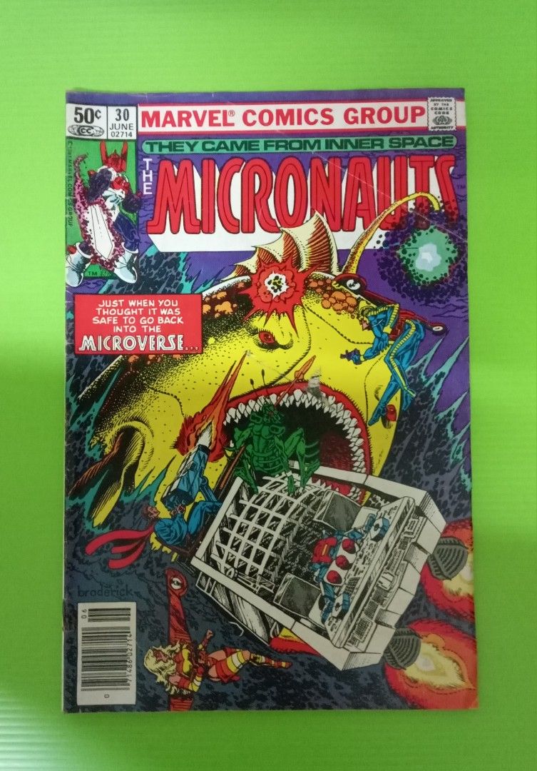 1st app Nanotron ( Adventurer ) Micronauts #30 ( Pat Broderick - Cover Art ) Marvel BRONZE Age ...